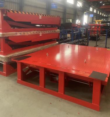 China 25000-40000LBS Capacity Safe Design Workshop Automatic Dock Plate Dock Door Levelers Heavy Duty Hydraulic for sale