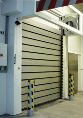 China Transparent Aluminum Speed Spiral Door With Photoelectric Sensor Outdoor Aluminum Alloy for sale