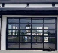 China Modern Aluminum Glass Sectional Garage Door Secures With Sleek Sectional Design for sale