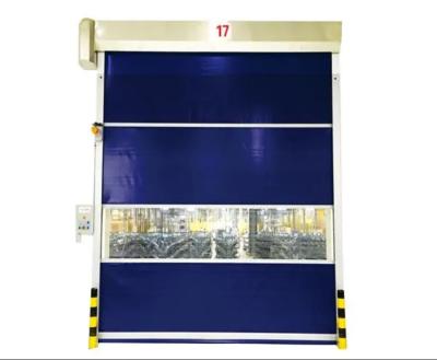 China Insulated Rapid Roll Up Metal Door Weatherproof Exterior Shutter Door With Low Noise Operation for sale