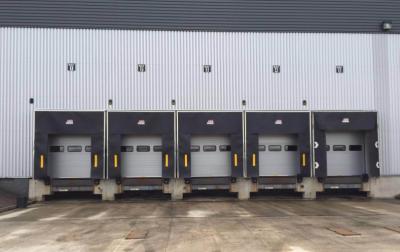 China Industrial Grade Weatherproof Pressure Inflatable Dock Shelters With Flexible Steel Frame for sale