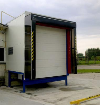 China Customized Warehouse PVC Curtain Container Flap Retractable Dock Door Shelter for sale