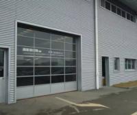 China Watertight Aluminum Double Glazing Commercial Wholesale Double Insulated Glass Garage Doors for sale
