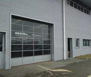 China Watertight Aluminum Double Glazing Commercial Wholesale Double Insulated Glass Garage Doors for sale