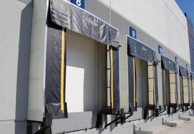 China PVC Made Inflatable Dock Shelter For Easy Loading And Unloading Automatic Adjust Truck Well Sealed for sale