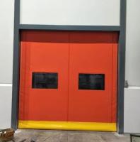 China High Speed Customized PVC Roll Up Rapid Shutter Door With Stainless Steel And Smart Control Zipper Door for sale