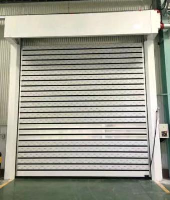 China Advanced 0.75KW Motor Power Aluminum Speed Spiral Door For Tightened Environments for sale