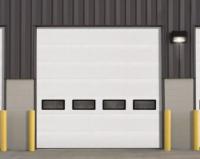 China Fire Station Industrial Sectional Doors With Wind-resistant And Automatic Formed Technology for sale