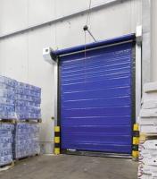 China 304 Stainless Steel High Speed PVC Roll Up Rapid Shutter Door For Low Maintenance And Thermal Insulation for sale