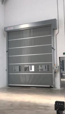 China Noise Reduction High Speed PVC Roll Up Rapid Shutter Door 304 Stainless Steel Weather Resistance for sale