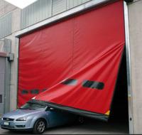 China Noiseproofed Rapid Roller Doors with Thermal Insulation Warehouse Fast Repair High Speed Zipper PVC Door for sale