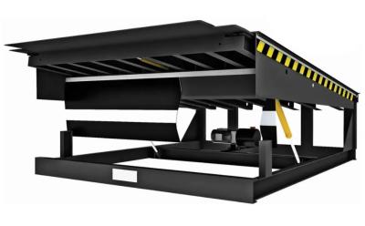 China Dock Door Levelers Workshop Automatic Dock Plate 25000-40000LBS Safe Design with Customizable Deck Height and Safety Bars for sale