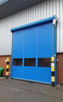 China Customized Waterproof Electric Insulation High Speed PVC Roll Up Rapid Shutter Door 304 Stainless Steel Material For Automatic Operation And Efficiency for sale