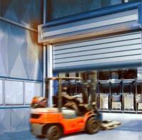 China Fast Gate Aluminum Transparent High Speed Spiral Door with 0.8m/s Closing Speed and 0.8m/s Opening Speed for sale