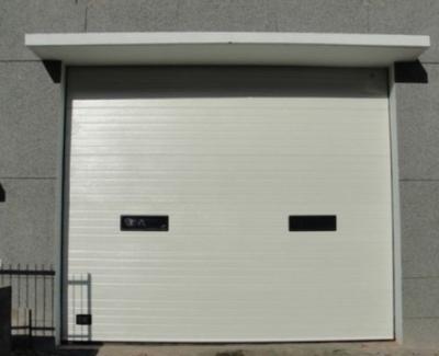 China Flat Or Contoured Panel Design Insulated Sectional Garage Door Commercial For Mall 50mm-80mm Thickness Industrial Vertical Lift Door for sale