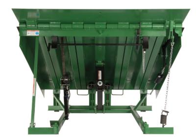 China Push Button Controls Dock Door Levelers Workshop Automatic Dock Plate with Customizable Lip Length 25000-40000LBS Safe Design for sale
