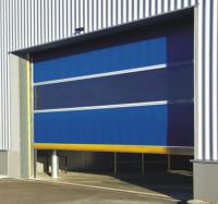 China High Speed PVC Roll Up Rapid Shutter Door 304 Stainless Steel Material Manual Operation Insulation for sale