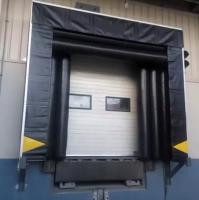 China Industrial Soft Sided Mechanical Durable Fabric PVC Customized Color Adjustable Loading System Dock Door Shelter For Trucks for sale