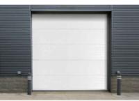 China Fire Station Industrial Sectional Doors Automatic Formed With Noise Reduction And Double-skinned Door Panel for sale