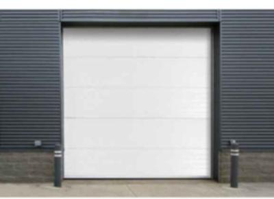 China Fire Station Industrial Sectional Doors Automatic Formed With Noise Reduction And Double-skinned Door Panel for sale