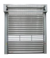 China Photoelectric Sensor Safety System Aluminum Transparent High Speed Spiral Door For Maximum Efficiency And Smooth Performance for sale