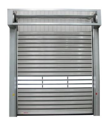 China Photoelectric Sensor Safety System Aluminum Transparent High Speed Spiral Door For Maximum Efficiency And Smooth Performance for sale