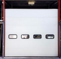 China Weather Resistant Automatic Formed Commercial Sectional Overhead Doors For Fire Station for sale