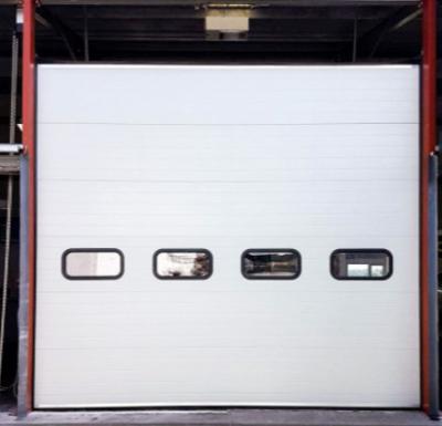 China Weather Resistant Automatic Formed Commercial Sectional Overhead Doors For Fire Station for sale