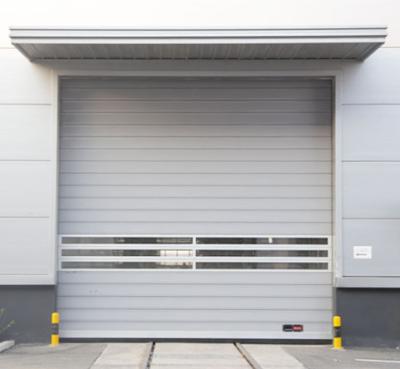 China Efficiency Safety Efficiency Wind Resistance ≤2.0KN/m2 Opening Speed 0.8m/s Aluminum Transparent High Speed Spiral Door for sale