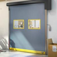 China Duty Steel Structure High Speed PVC Roll Up Rapid Shutter Door 304 Stainless Steel Durable Weather Resistant Zipper Door for sale