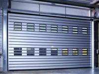China Aluminum Transparent High Speed Spiral Door Customized Safety Efficiency In Aluminum Alloy for sale