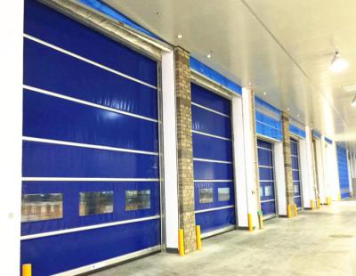 China Customized High Speed PVC Roll Up Rapid Shutter Door 304 Stainless Steel With Insulation for sale