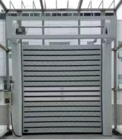 China Efficiency Safety Combined Aluminum Transparent High Speed Spiral Door with Photoelectric Sensor for sale