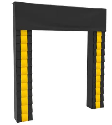 China High Sealing PVC Sponge Flexible Loading Unloading Customized Color Adjustable Loading System Dock Door Shelter For Heavy Duty Loading for sale