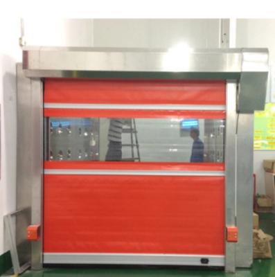 China High Speed PVC Roll Up Rapid Shutter Door 304 Stainless Steel Modern Insulated Fast Operation for sale