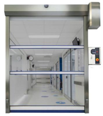 China Low Maintenance Weather Resistance High Speed PVC Roll Up Rapid Shutter Door 304 Stainless Steel for sale