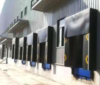 China Fixed Adjustable Loading System Dock Door Shelter With Galvanized Steel Liner And Fixed Wear Resistant Fabric for sale