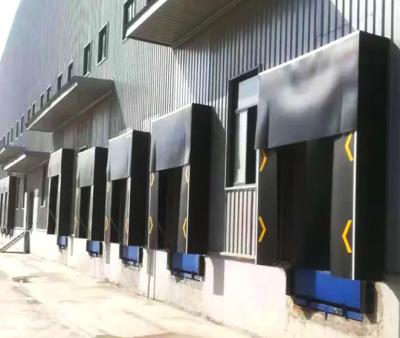 China Fixed Adjustable Loading System Dock Door Shelter With Galvanized Steel Liner And Fixed Wear Resistant Fabric for sale