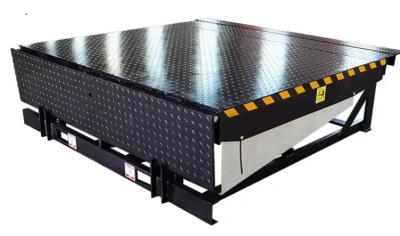 China Long Service Life Fixed Load Ramp Stationary Electric Dock Door Levelers Workshop Automatic Dock Plate 25000-40000LBS Safe Design for sale