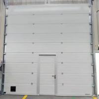 China Modern Aluminum Insulated Sectional Overhead Warehouse Door Industrial Garage Automatic Open Style Remote Control Finished for sale