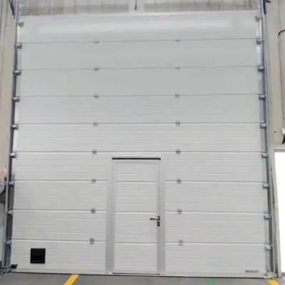 China Modern Aluminum Insulated Sectional Overhead Warehouse Door Industrial Garage Automatic Open Style Remote Control Finished for sale