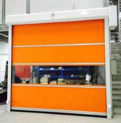 China DESEO Automatic Garage Low Maintenance High Speed PVC Roll Up Rapid Shutter Door 304 Stainless Steel Material for sale