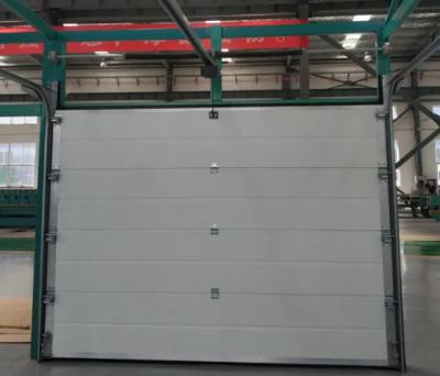 China Customized Fire Station Industrial Sectional Doors Powder Coated Finish Automatic Formed Design for sale