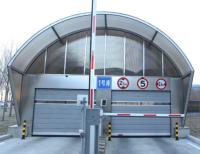 China Customized Aluminum Transparent High Speed Spiral Door Safety Efficiency Wind Resistance ≤2.0KN/m2 for sale