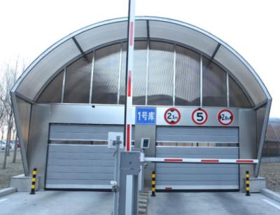 China Customized Aluminum Transparent High Speed Spiral Door Safety Efficiency Wind Resistance ≤2.0KN/m2 for sale