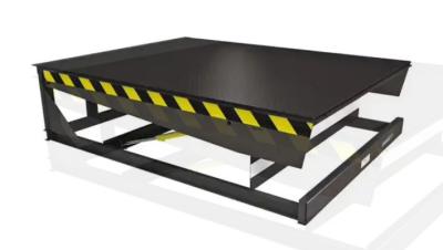 China Powder Coated Mechanical Dock Door Levelers Hydraulic  Workshop Automatic Dock Plate 25000-40000LBS Safe Design for sale