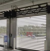 China Temperature Range -20C- 50C Aluminum Turbine Hard Fast Door High-efficiency High Speed Spiral Door for Unbeatable Safety for sale