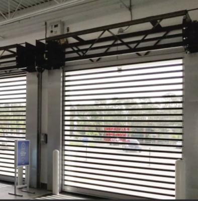 China Temperature Range -20C- 50C Aluminum Turbine Hard Fast Door High-efficiency High Speed Spiral Door for Unbeatable Safety for sale