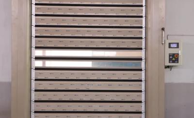 China Custom Insulated Roll-Up Industrial High Quality Exterior Closing Speed 0.8m/s Aluminum Transparent High Speed Spiral Door Safety and Efficiency for sale