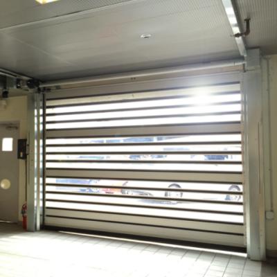 China Intelligent Exterior Spiral Fast Door Industrial Spiral Hard Aluminum High Speed Spiral Door Safety and Efficiency for Heavy Duty Industrial Applications for sale